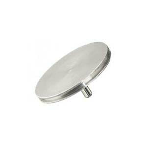 SEM pin stub Ø32 diameter top, standard pin, aluminium - Delta Microscopies