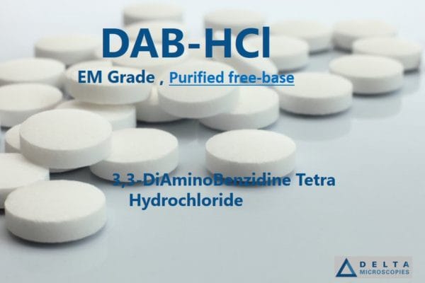 (DAB), 3,3'-Diaminobenzidine, EM Grade, Purified free-base - Delta ...