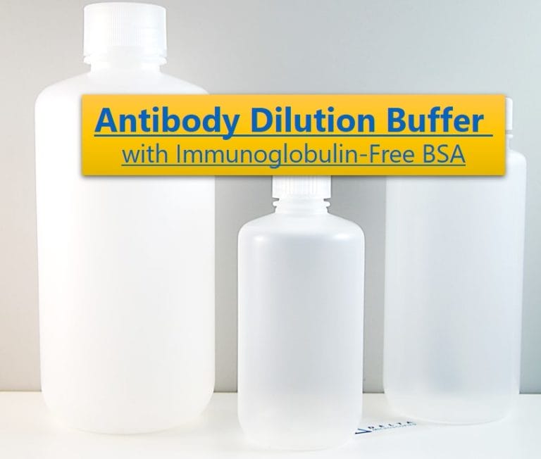 Antibody Dilution Buffer with Immunoglobulin-Free BSA - Delta Microscopies