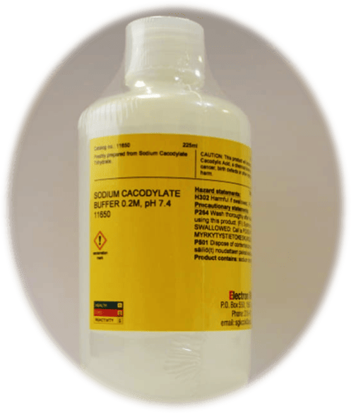 Sodium Cacodylate Buffer - Delta Microscopies