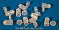 Beem Embedding Capsules, Size 00, 8mm I.D. - Delta Microscopies