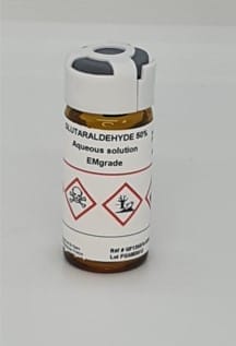 Glutaraldéhyde 50% in aqueous solution (ready to fix.) - Delta Microscopies